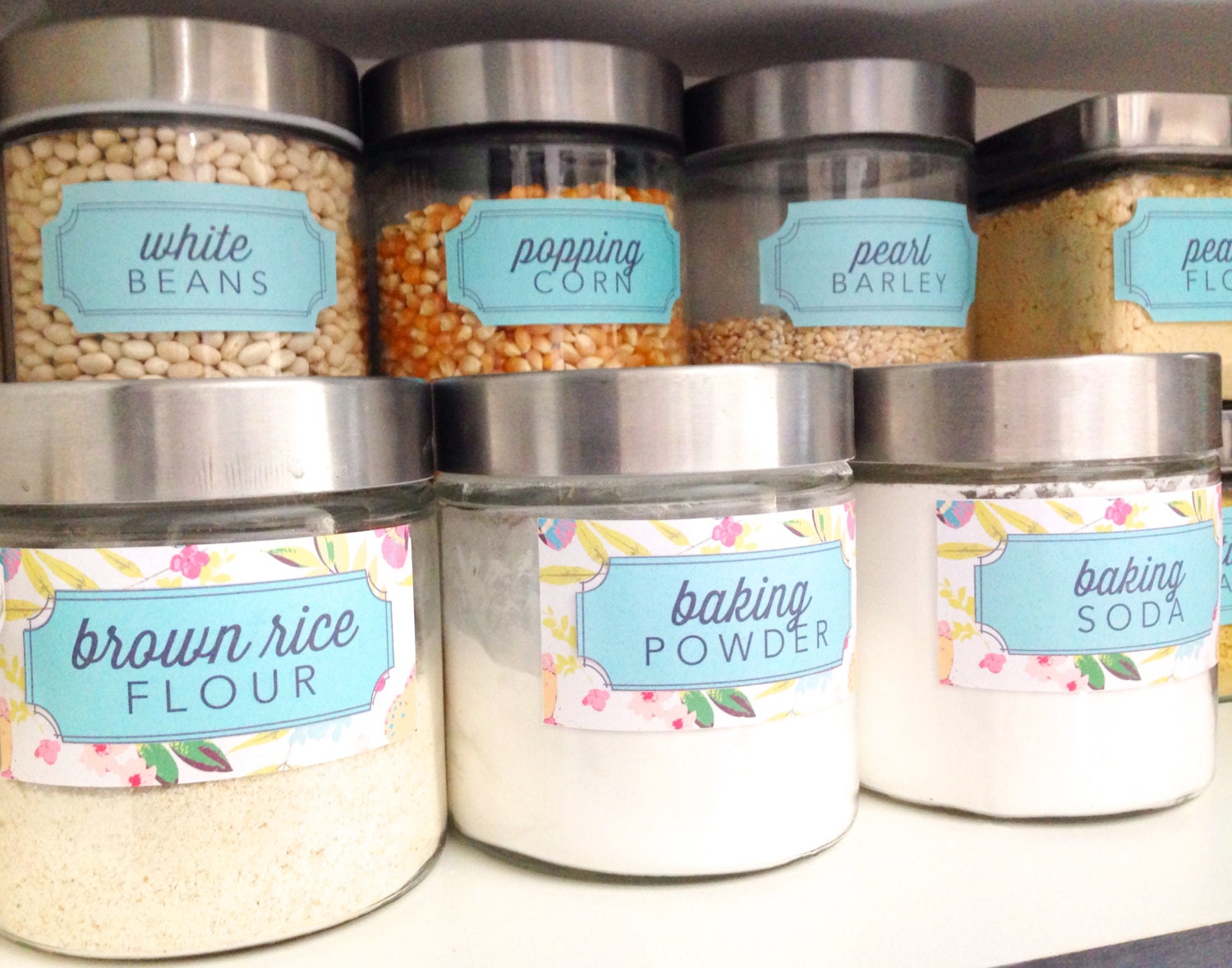 Vintage Aloha "healthy" Pantry Labels Collection - Printable PDF ...