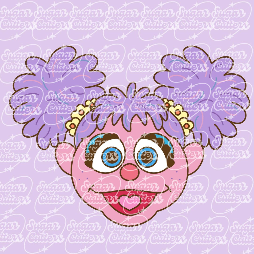 Abby Cadabby Sesame Cookie Cutter | Cookie Cutter STL for 13cm Cookie ...