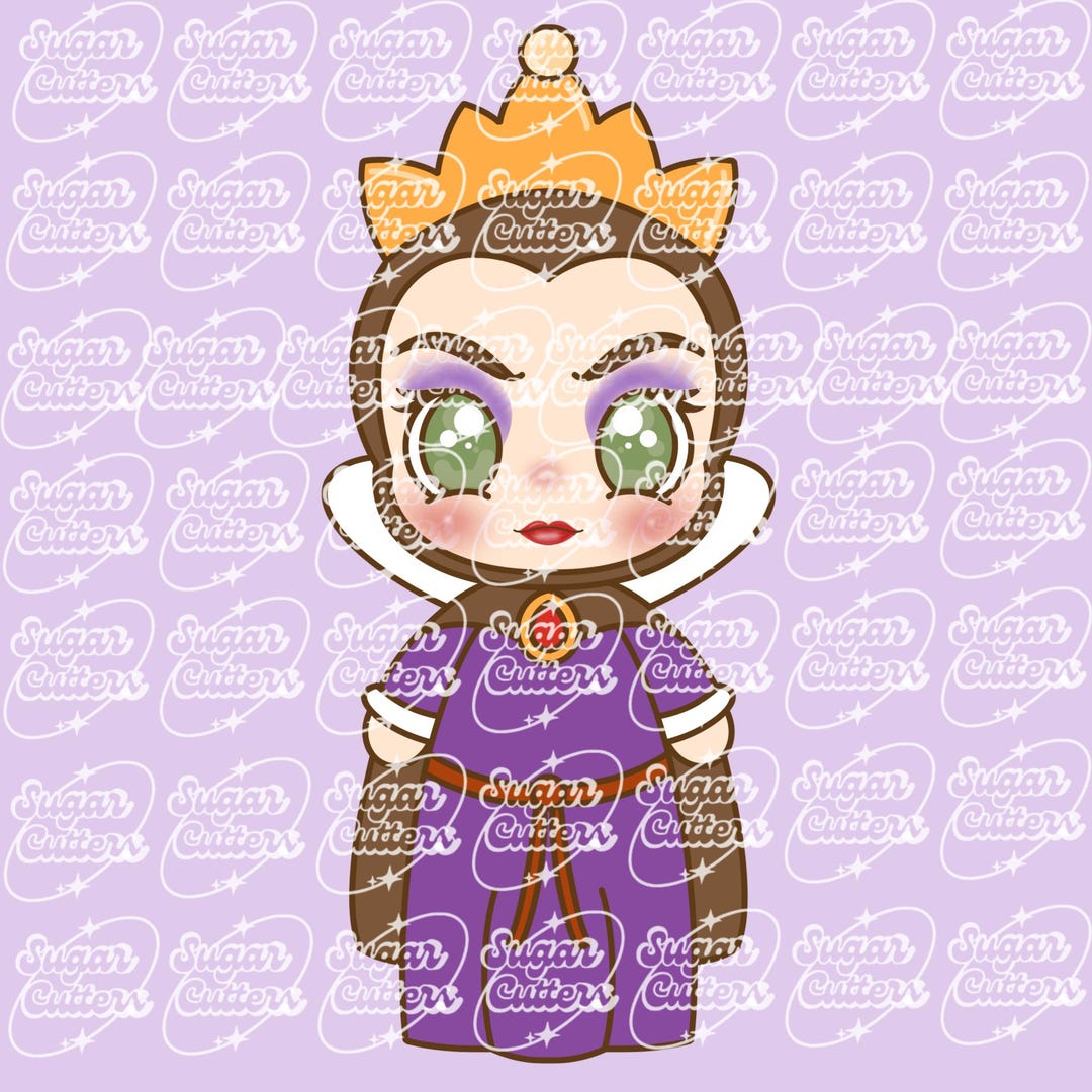 Evil Queen Full Body / Princess STL for 9cm Cookie Cutter With Marker ...