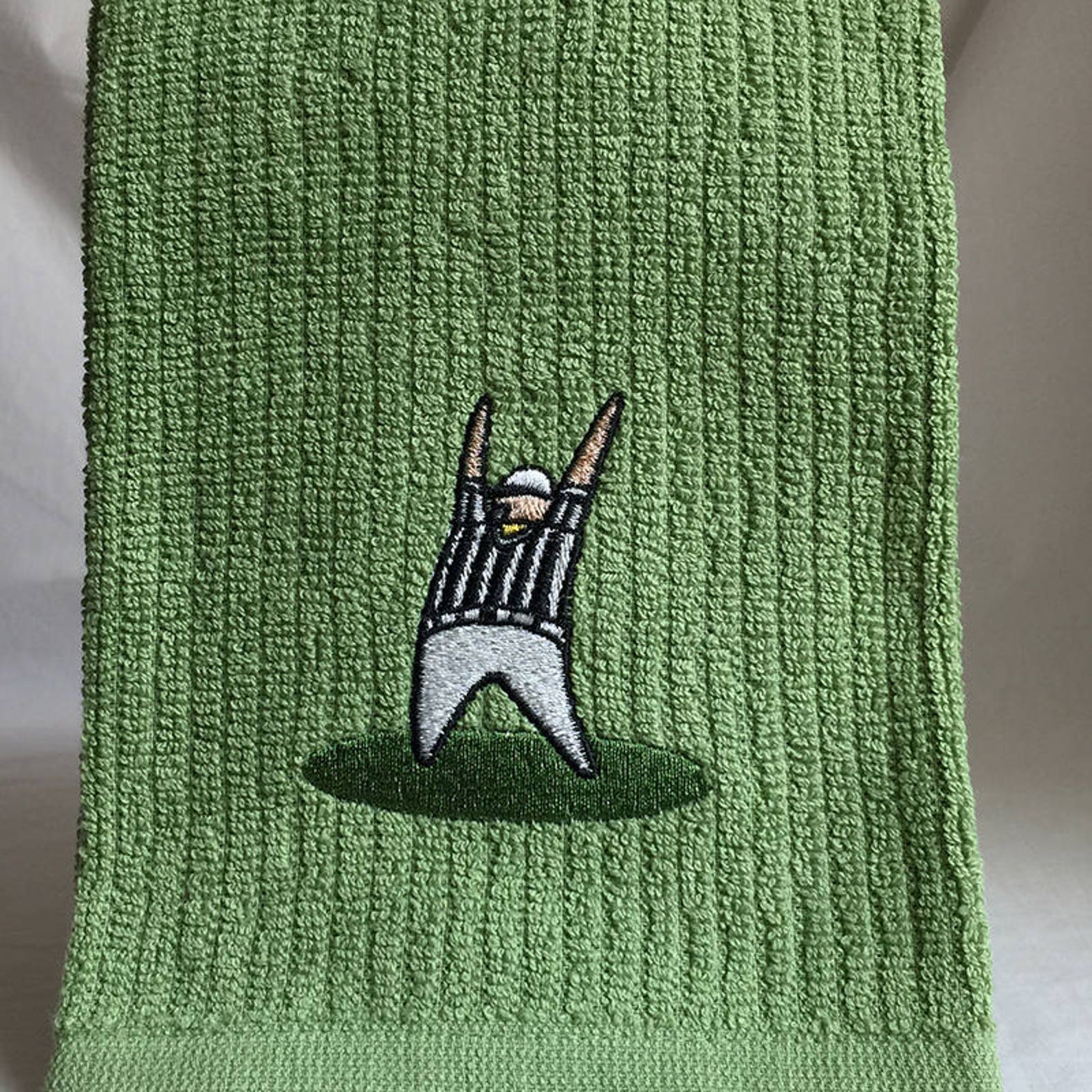Embroidered Football Referee Hand Towel: Touchdown Gift - Etsy