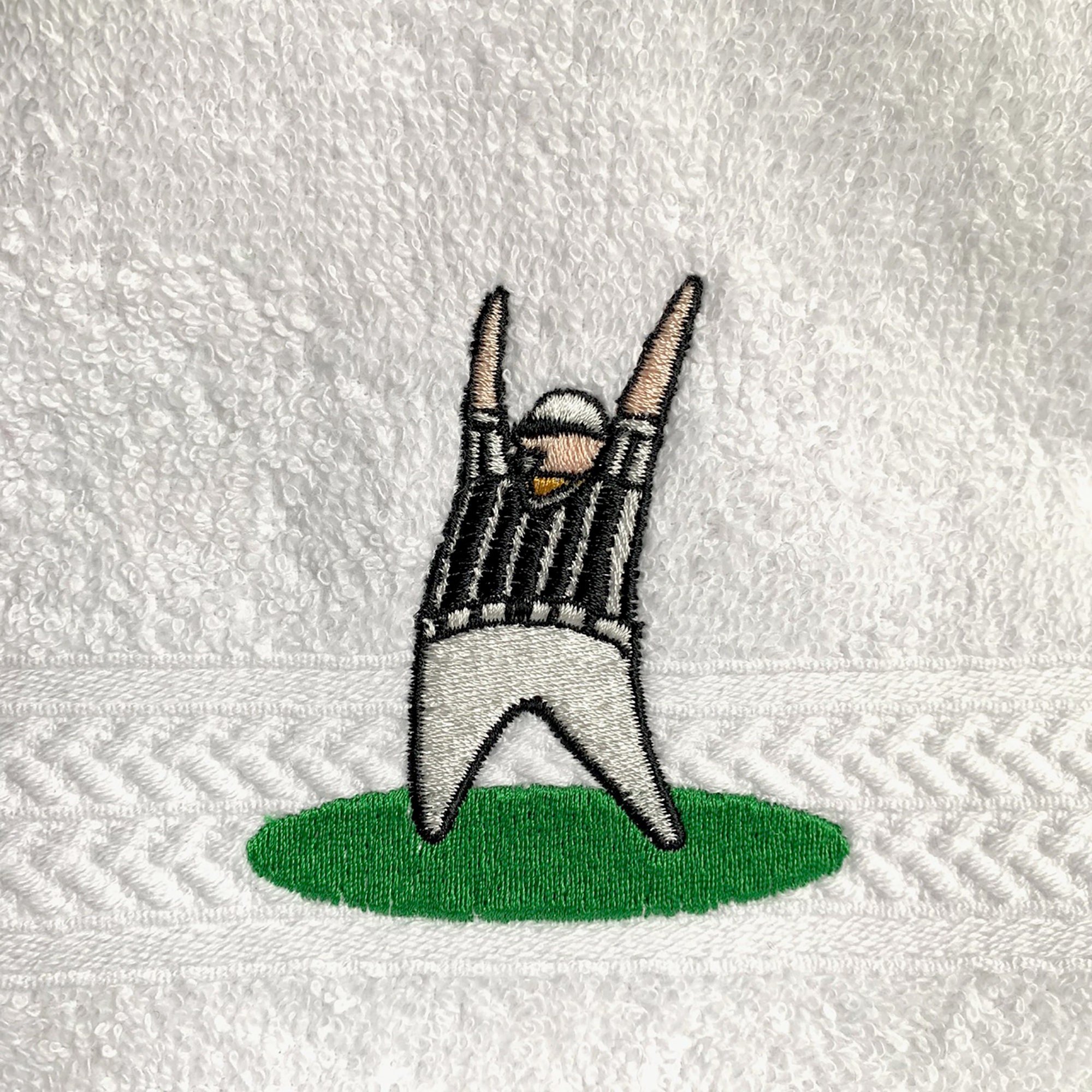 Embroidered Football Referee Hand Towel: Touchdown Gift - Etsy