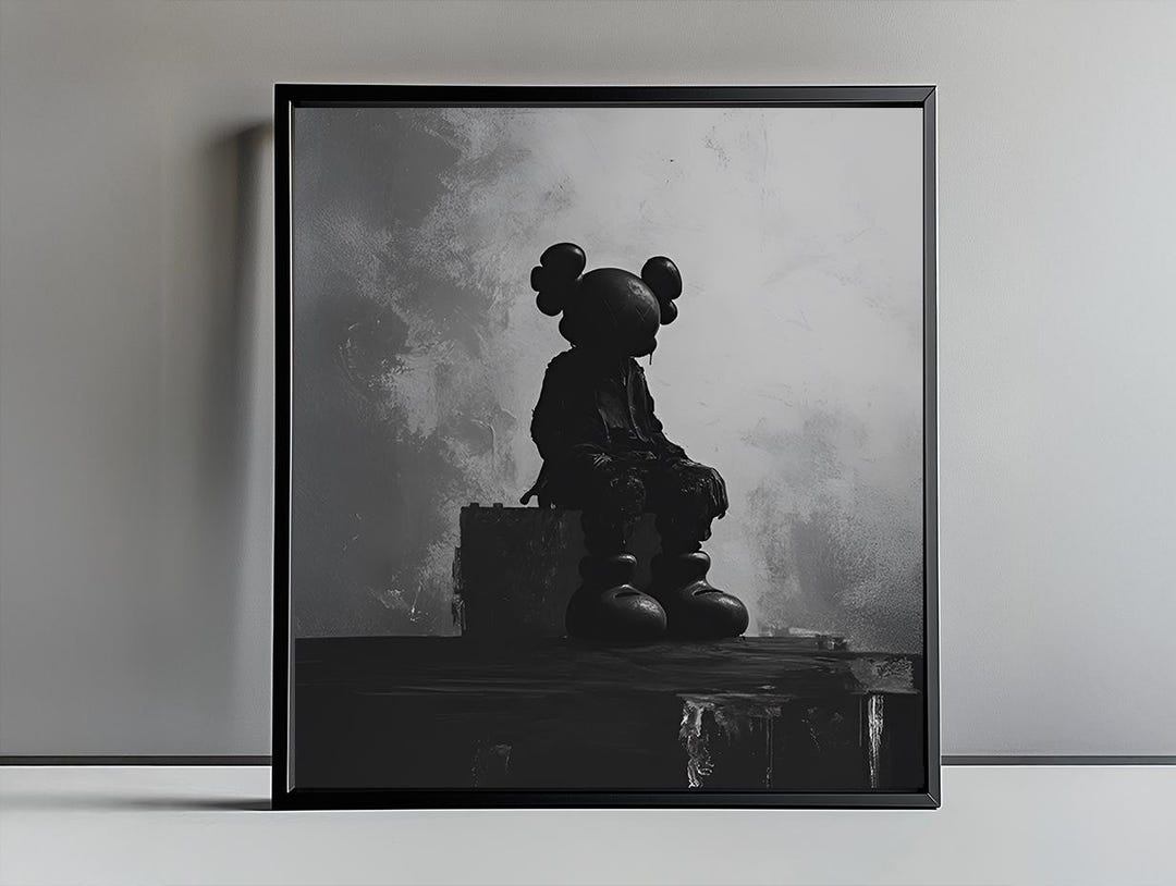 Kaws Doll Hype Beast Collection Modern Poster Painting Room Enhancer ...