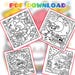 Bold & Easy Pages, Digital Coloring Pages, Instant PDF Download Spooky ...