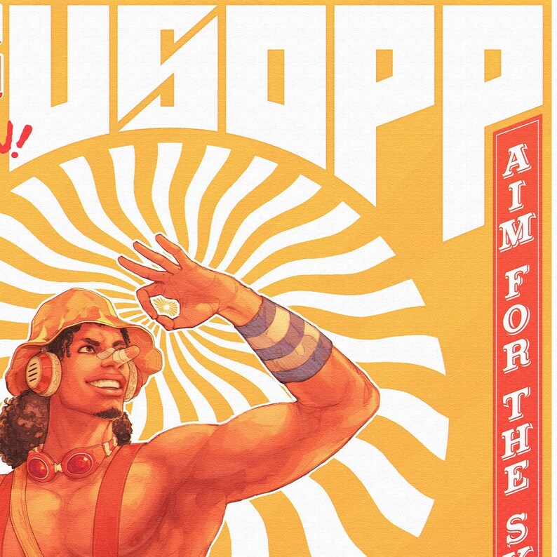 Usopp One Piece Poster Usopp One Piece Anime Poster Usopp Sogeking One ...