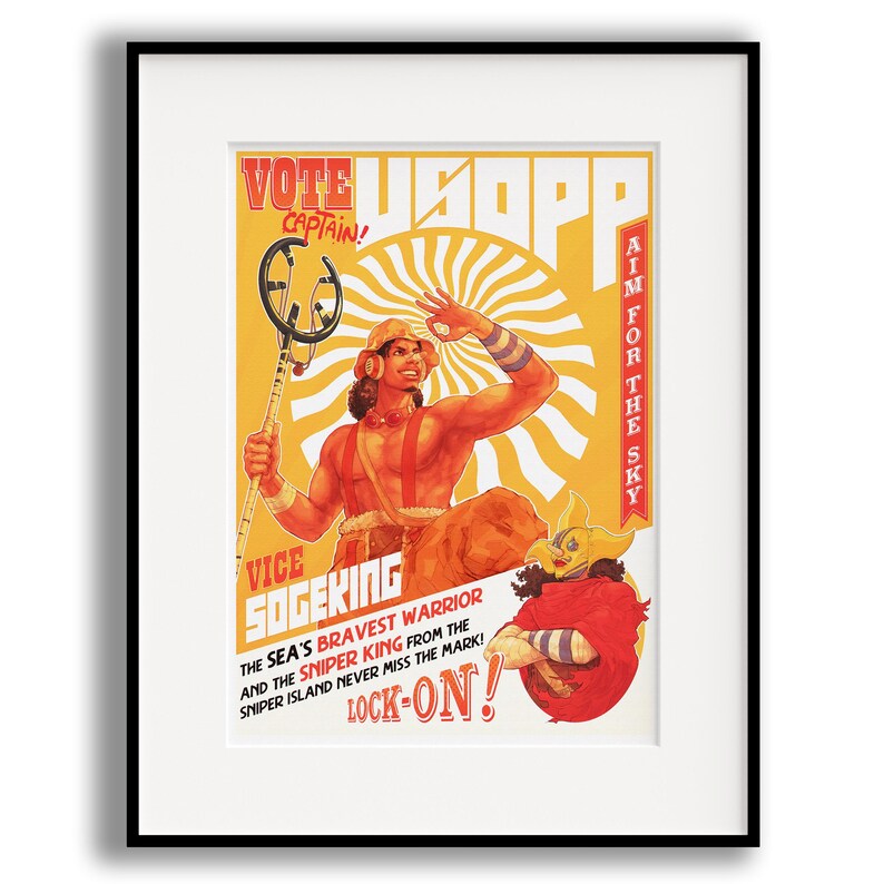 Usopp One Piece Poster Usopp One Piece Anime Poster Usopp Sogeking One ...