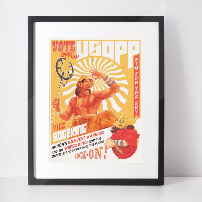 Usopp One Piece Poster Usopp One Piece Anime Poster Usopp Sogeking One ...