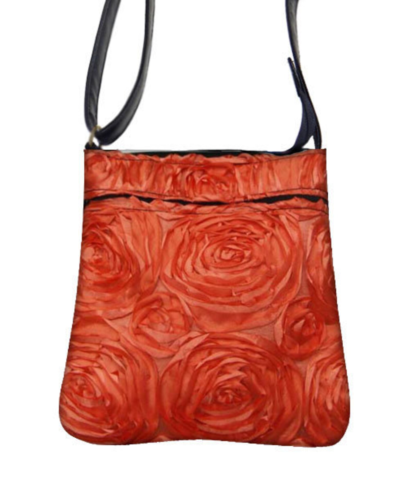 US HANDMADE Handbag Crossover Body Bag With shiny Red - Etsy
