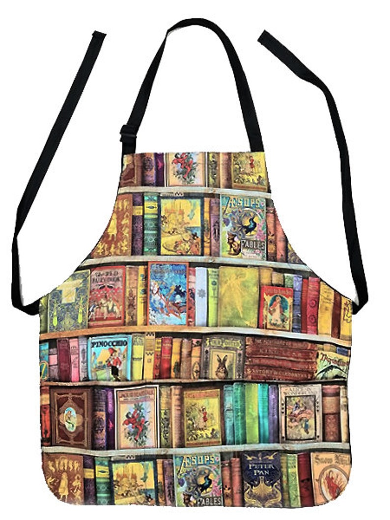 US HANDMADE Apron With library of Rarities One - Etsy