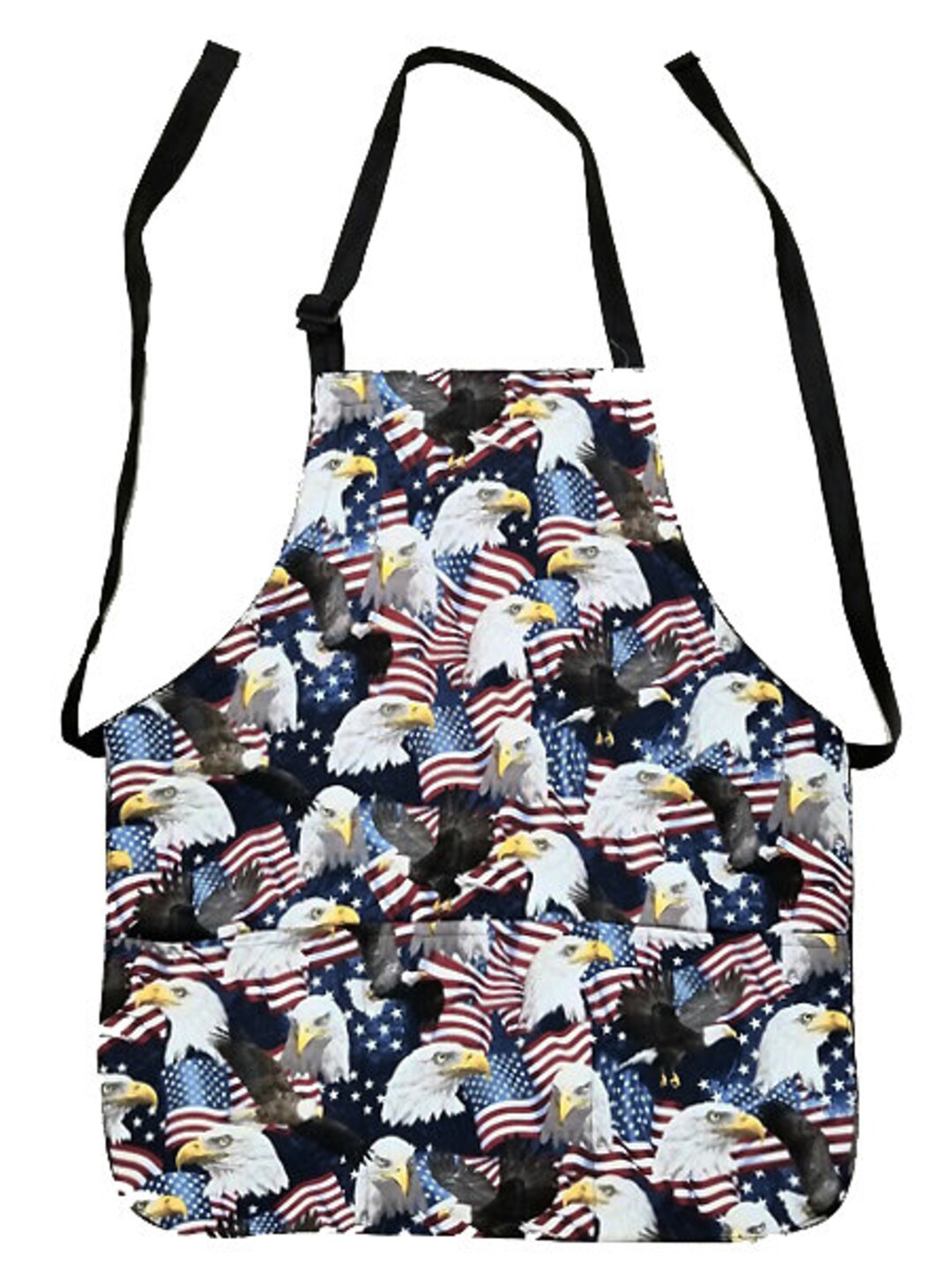 Handmade Eagles Flag Apron: Reversible Cotton 2-in-1 Design - Etsy