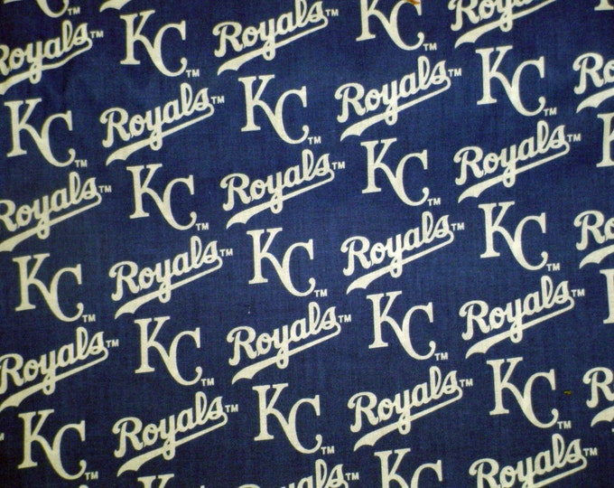 MLB BASEBALL KANSAS CITY ROYALS Cotton Fabric -ONE YARD NEW AND RARE - Etsy