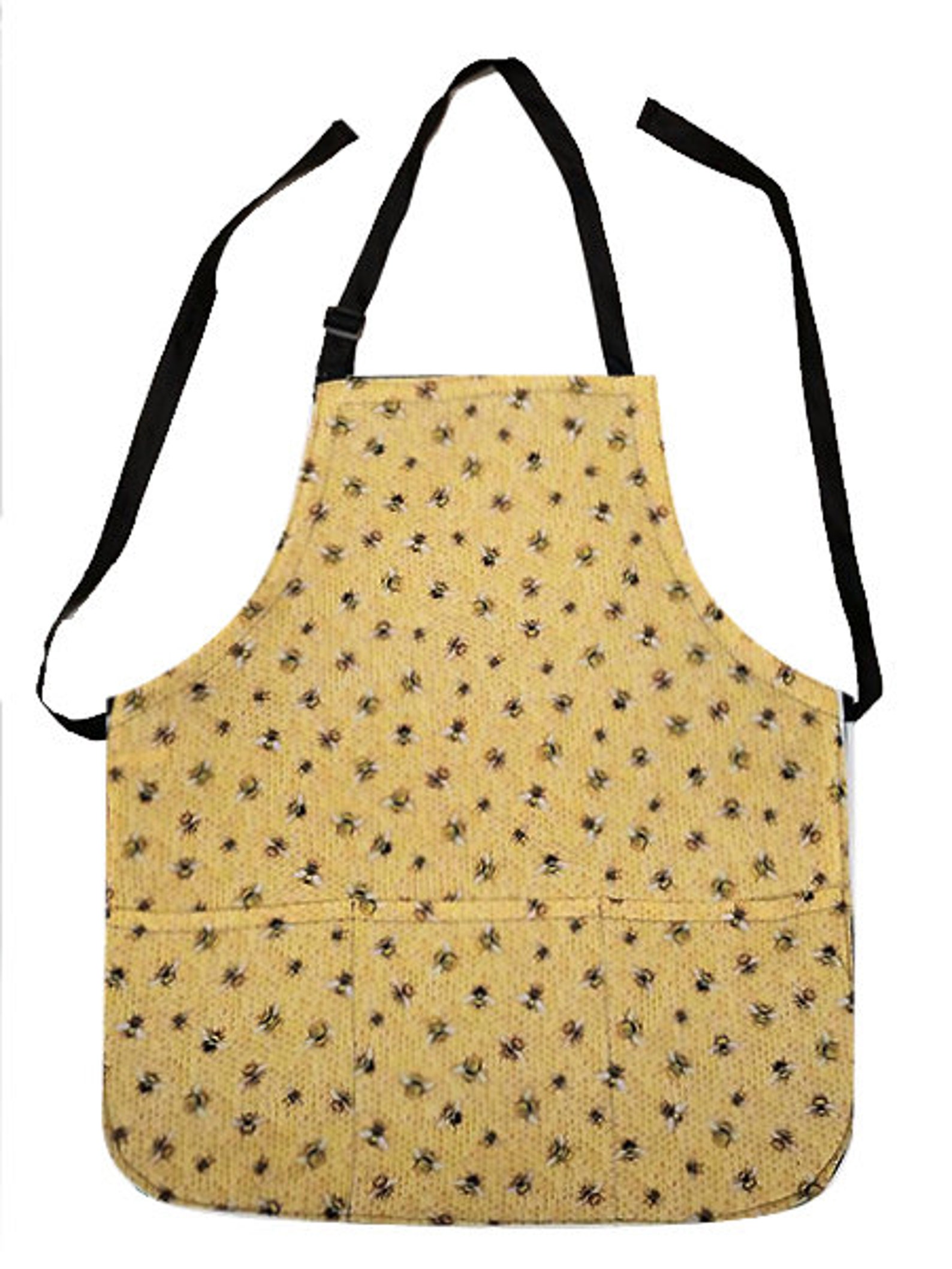 US HANDMADE Reversible Apron With honey Bees - Etsy UK