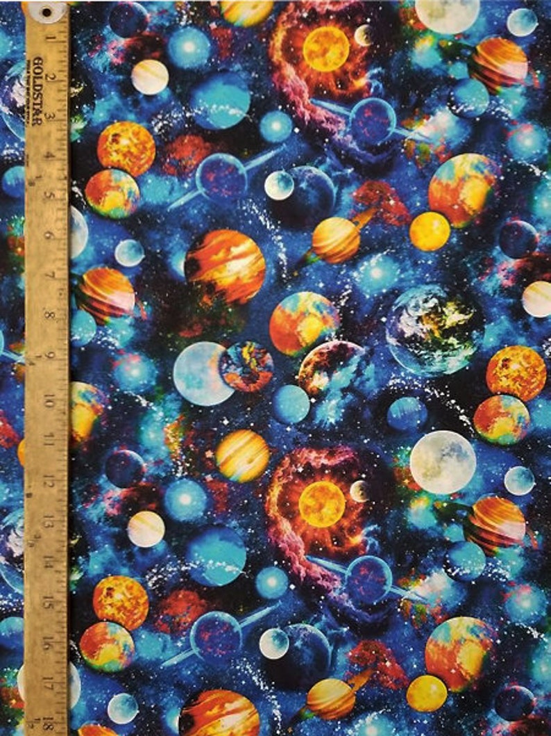 GALAXY TWO Pattern Cotton Fabric New and Rare - Etsy