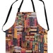US HANDMADE Reversible Apron With library Pattern, Cotton, Reversible ...