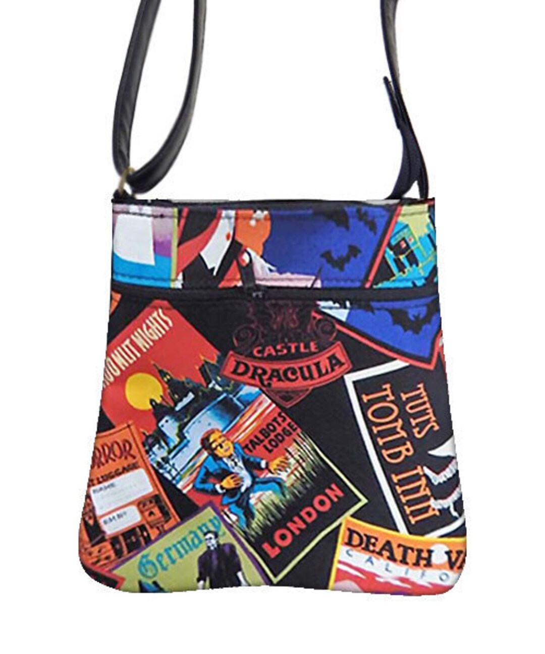 US HANDMADE Handbag Crossover Body Bag With "favorite Hunts" Pattern ...