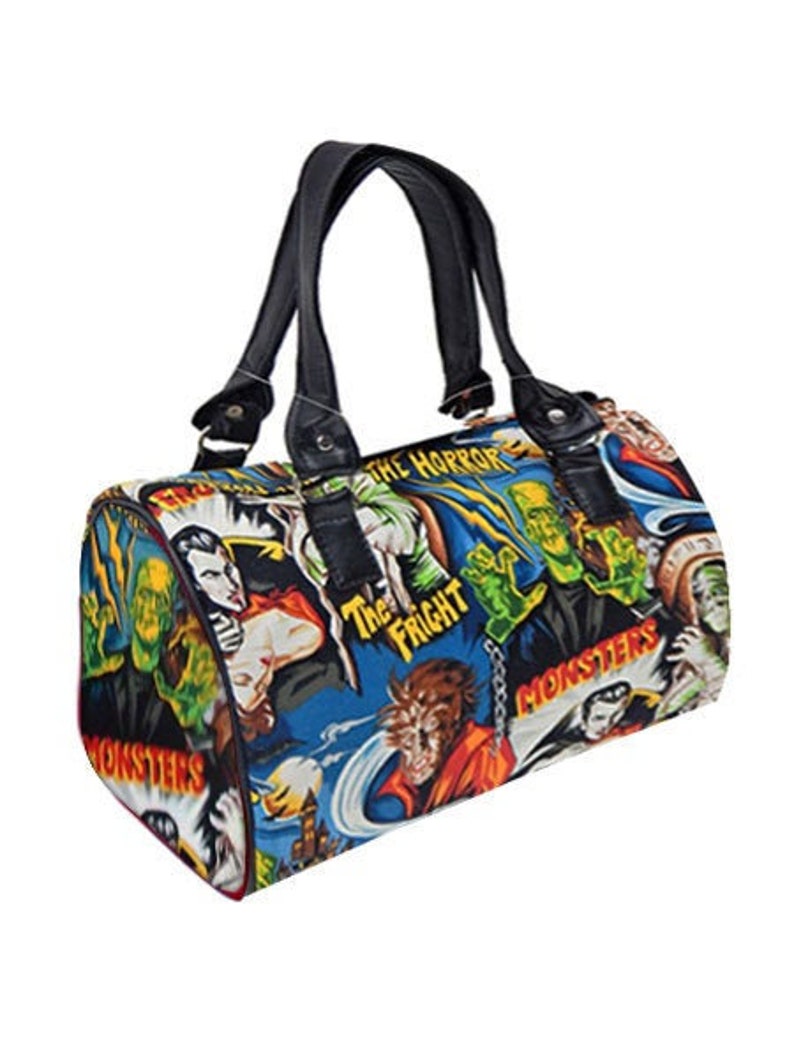 US Handmade Handbag Doctor Bag With "monster Horror Movies Halloween ...
