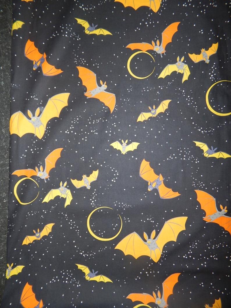 BAT Pattern Fabric Cotton Fabric 18 X 44 New | Etsy