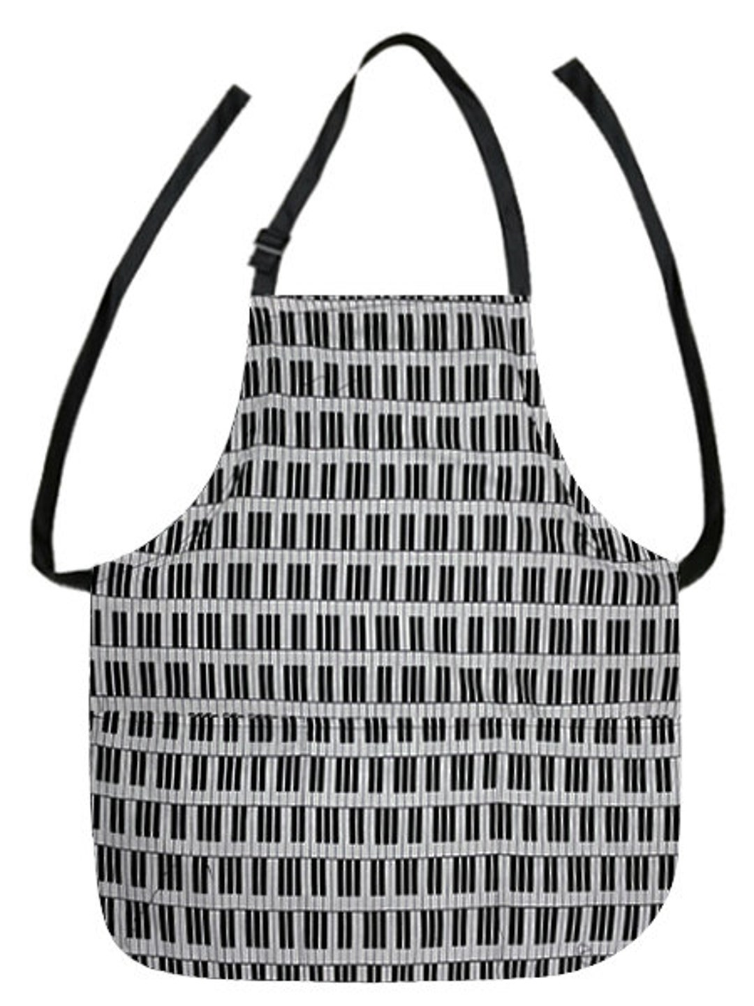 US HANDMADE 2 in 1 APRON With piano Keys Pattern Cotton Fabric - Etsy