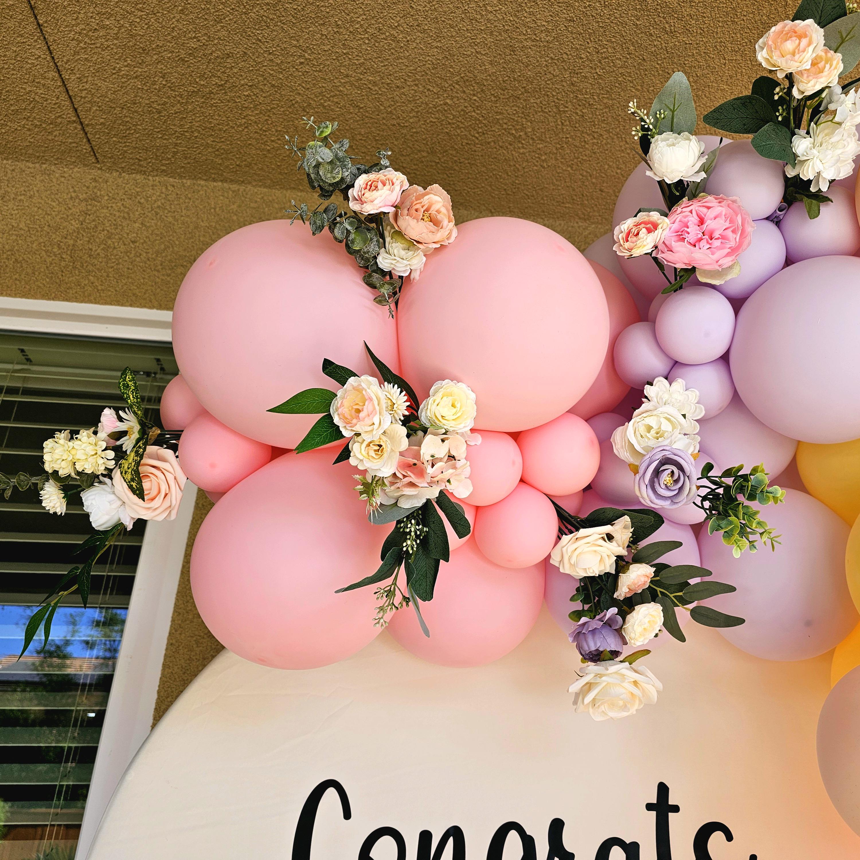Pastel Balloon Garland Spring Pastel Party Decor Balloons Baby in Bloom ...