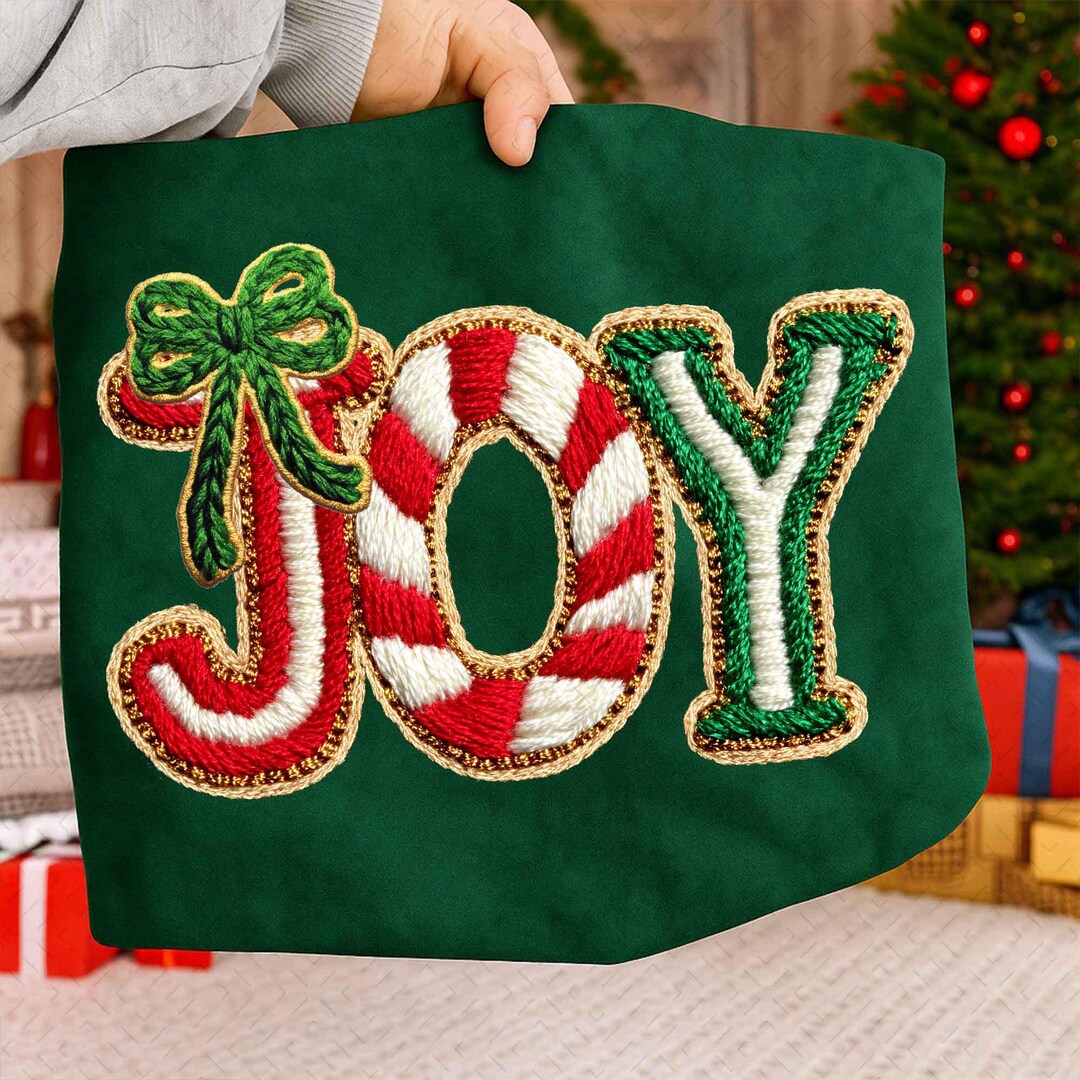 Joy Yarn PNG, Merry Christmas PNG, Faux Yarn PNG, Christmas Realistic ...