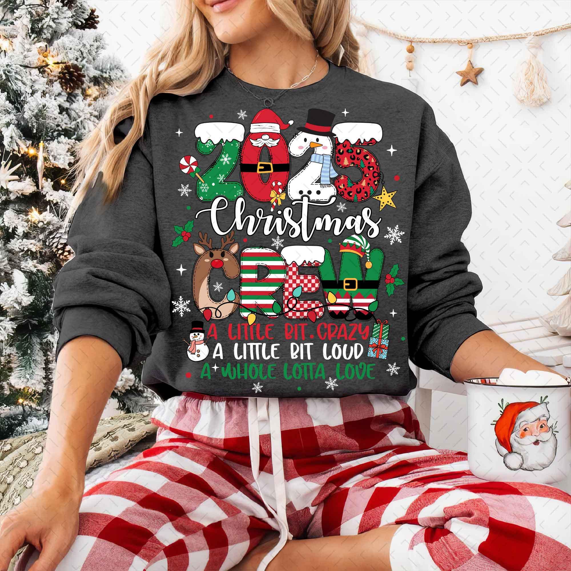 Christmas Crew Png, Family Christmas 2025 Png, Funny Matching Holiday ...