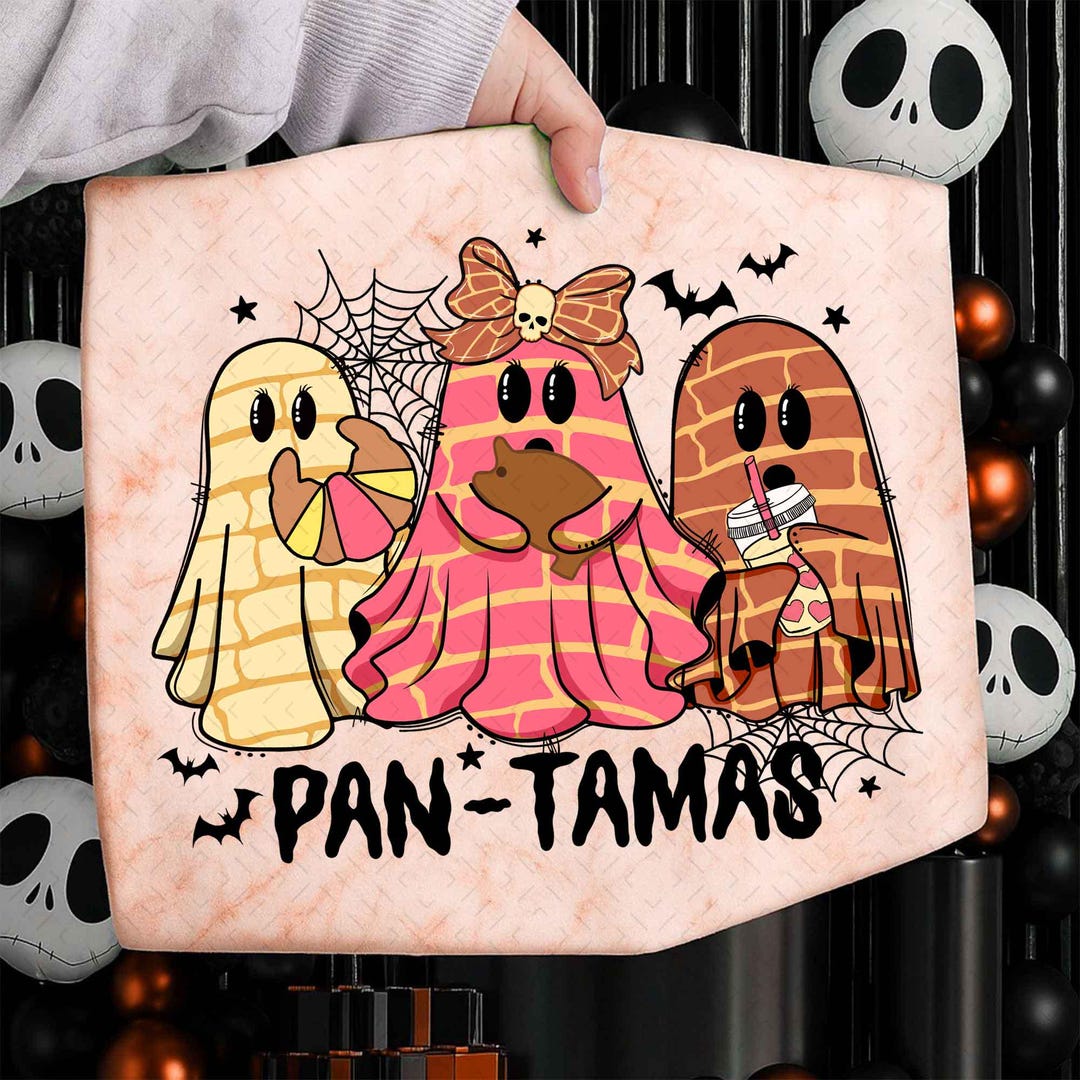 Funny Pantasmas Ghost Pan Dulce Png, Pantasmas PNG, Halloween Mexican ...