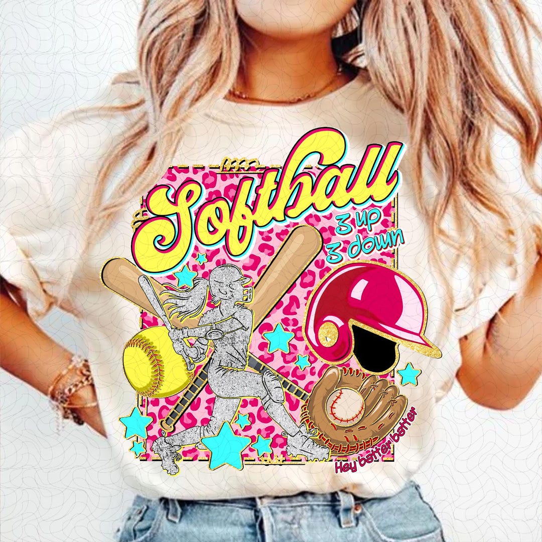 Softball Png, Game Day PNG, Preppy Softball Png, Softball Mama Png ...