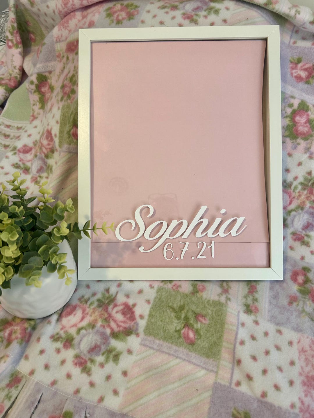 Baby Girl Shadow Box - Etsy