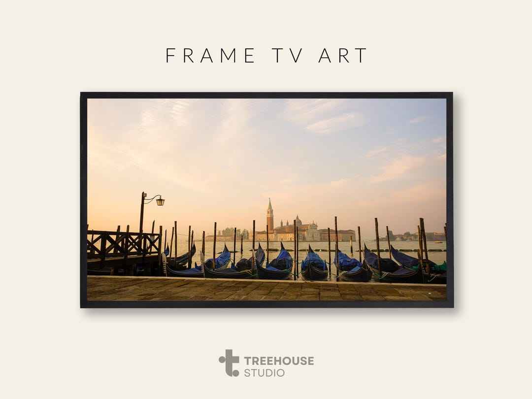 Samsung Frame TV Art | Sunrise in Venice, Italy | Frame/art TV Digital ...