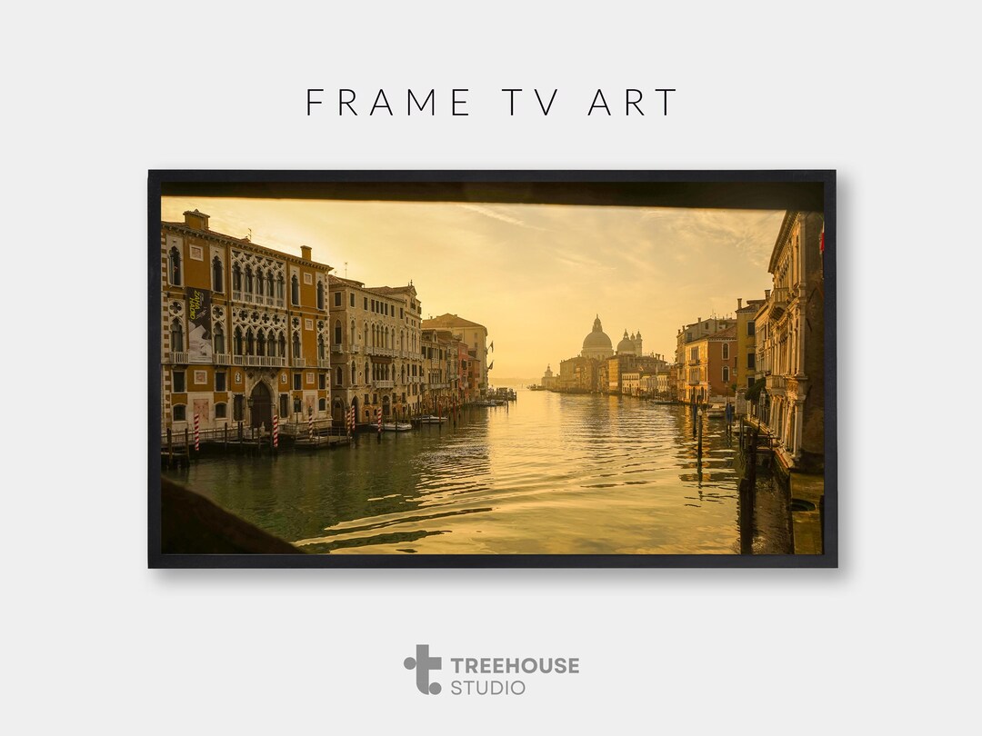 Venice Grand Canal Sunrise: Frame TV Art, Roku Screensaver (digital ...