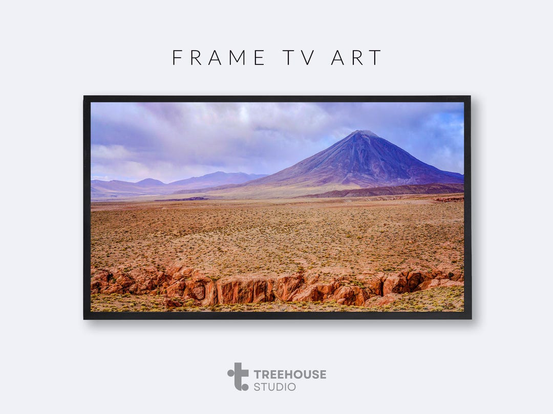 Samsung Frame TV Art | Volcano in the Andes, Chile | Frame/art TV ...