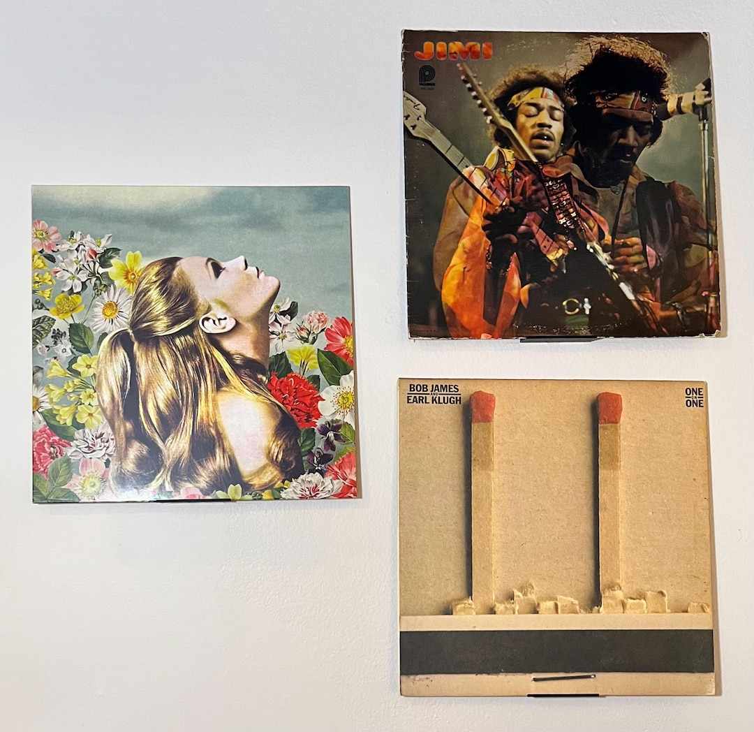 Vinyl Record Wall Mount - Gallery Wall, Record Collection Display ...