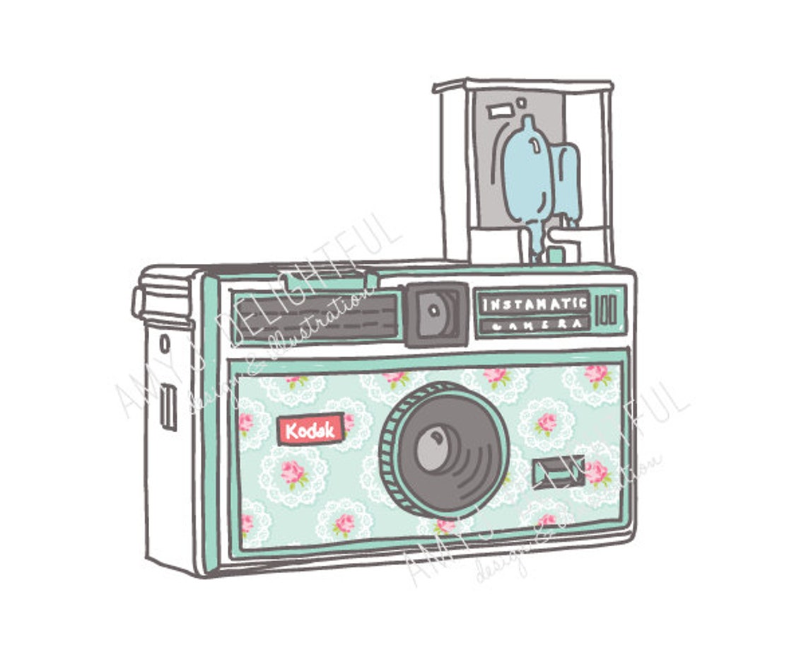 Vintage Cameras CLIP ART SET for Personal and Commercial Use - Etsy