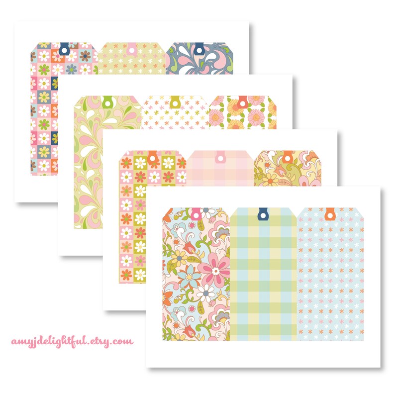 Printable Mod Daisy Creative Kit!-digital File Instant Download- Die ...