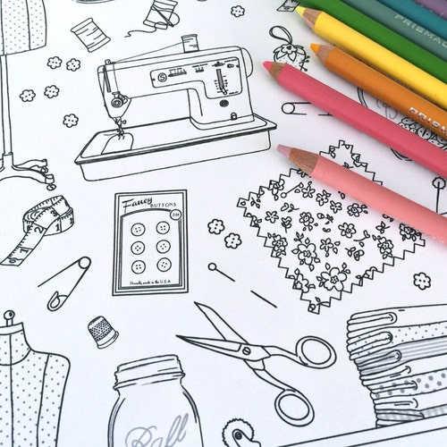 Printable Coloring Page Radial - Etsy