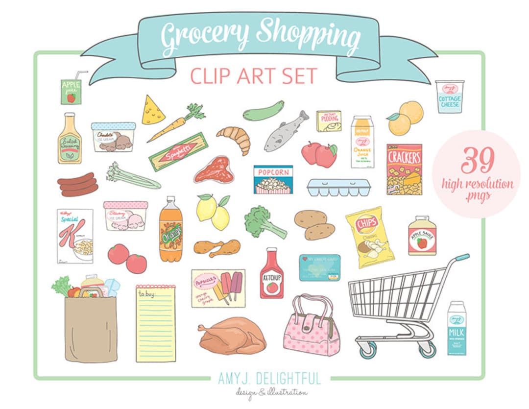Grocery List Clip Art