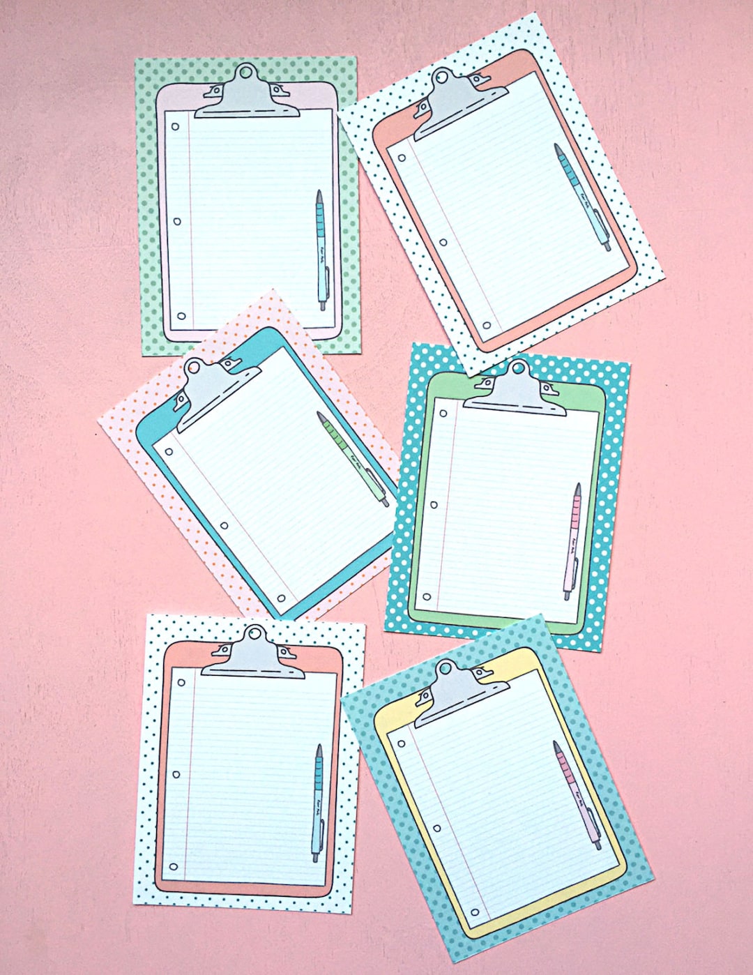 Printable Clipboard Journaling Cards/inserts -digital File Instant ...