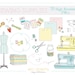 SEWING Supplies CLIP ART Set for Personal and Commercial Use Quilting ...