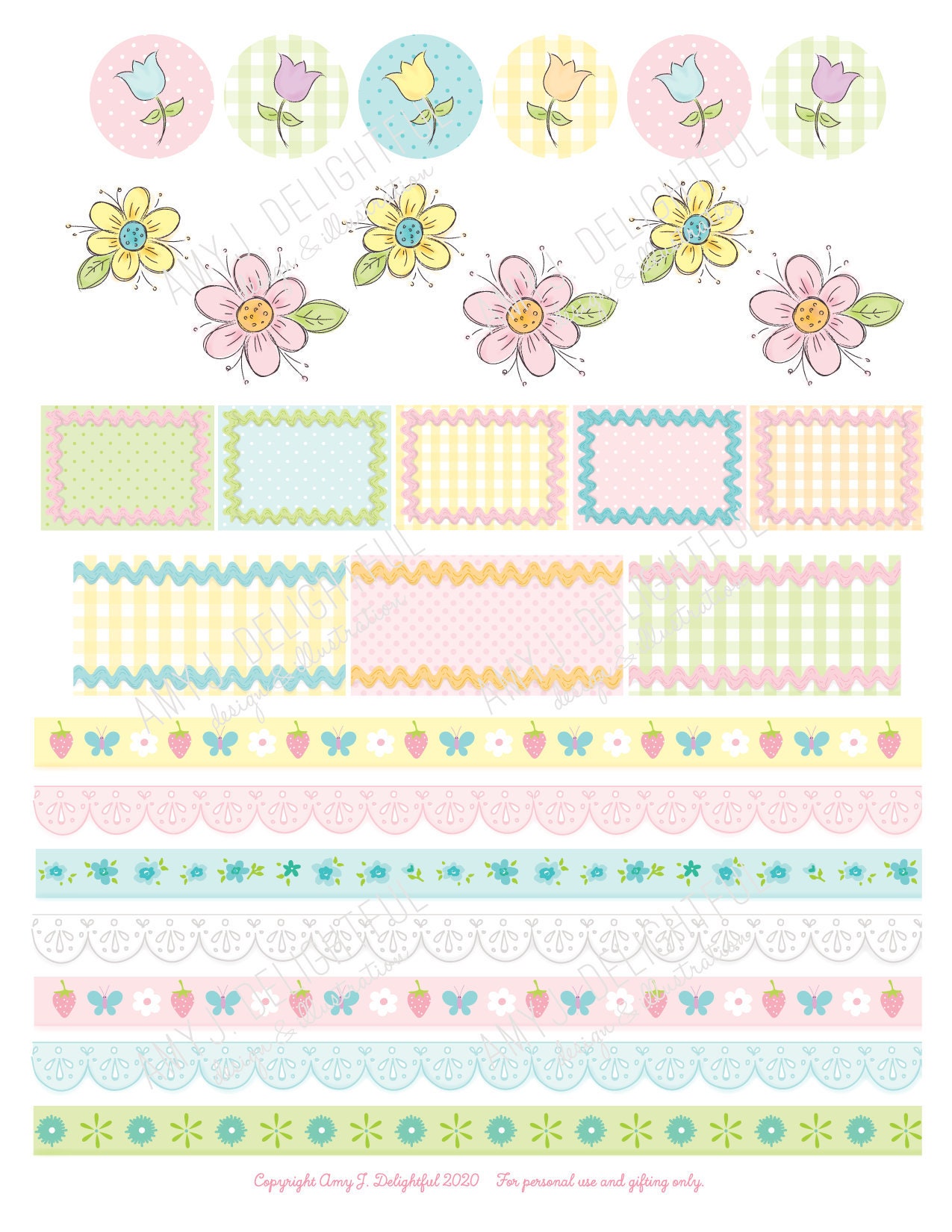Printable Little Lucy stickersDigital File Instant Download | Etsy