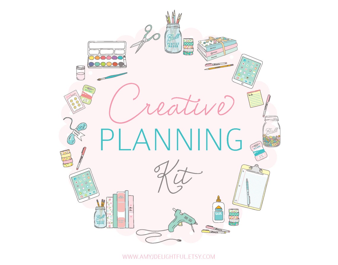 CREATIVE Planning Kit Digital File Instant Download Ideas - Etsy