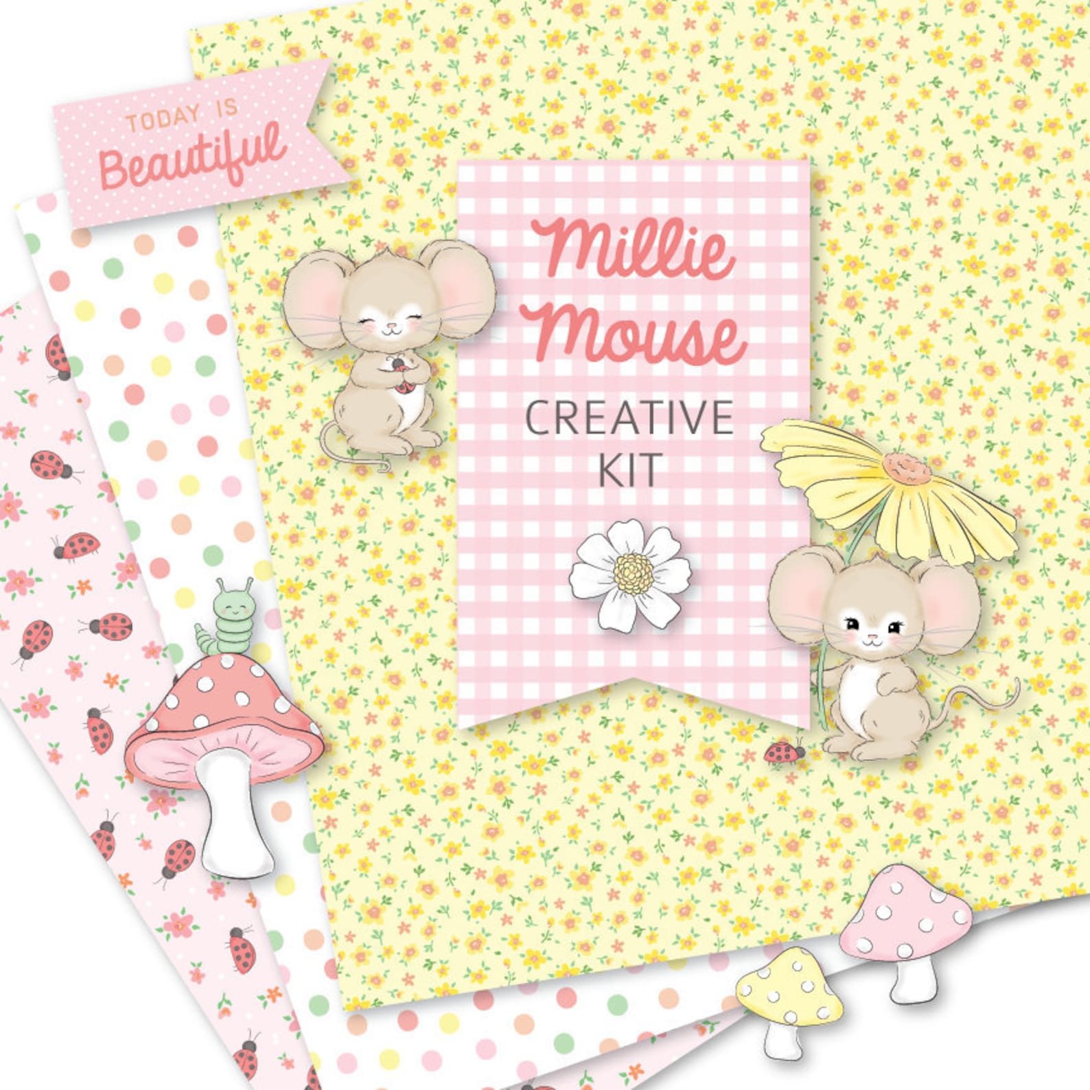 Printable Millie Mouse Creative Kitdigital File Instant | Etsy