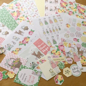 Printable Spring Critters & Flower Stickers!-digital File Instant ...