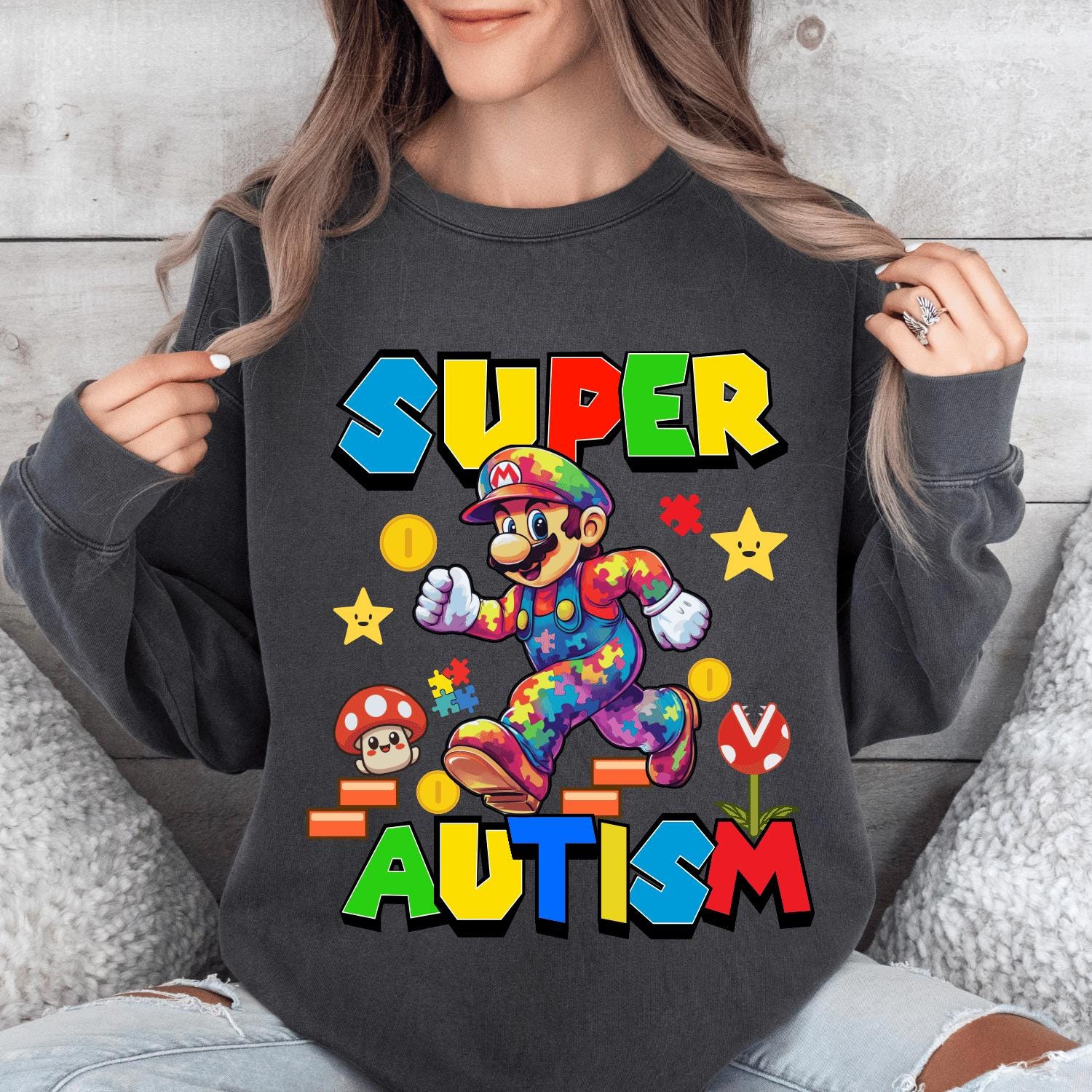 Super Autism Awareness PNG SVG, Autism Sublimation Png, Autism Design ...