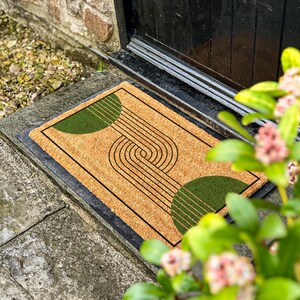 Minimalist Welcome Door Mat, Aesthetic Entryway Rug, Elegant Front Door ...