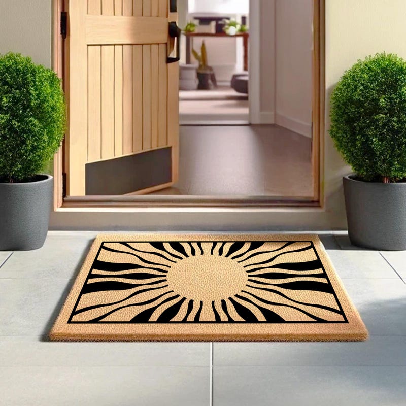 Boho Door Mat - Etsy