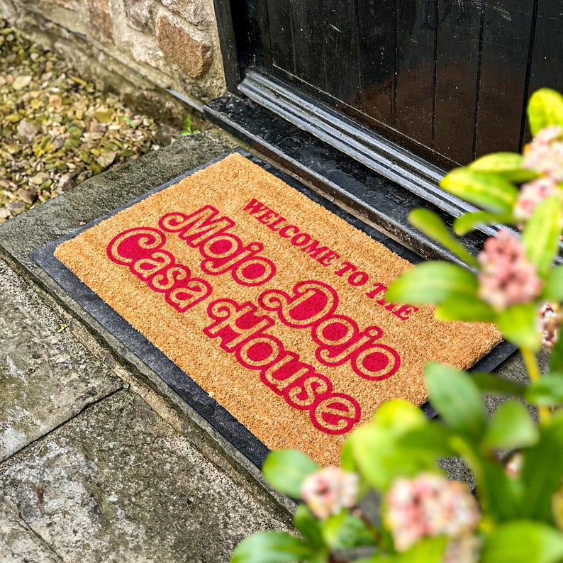 Welcome Movie Mat, Funny Meme Rug, Home Decor, Gift for Her, Custom ...