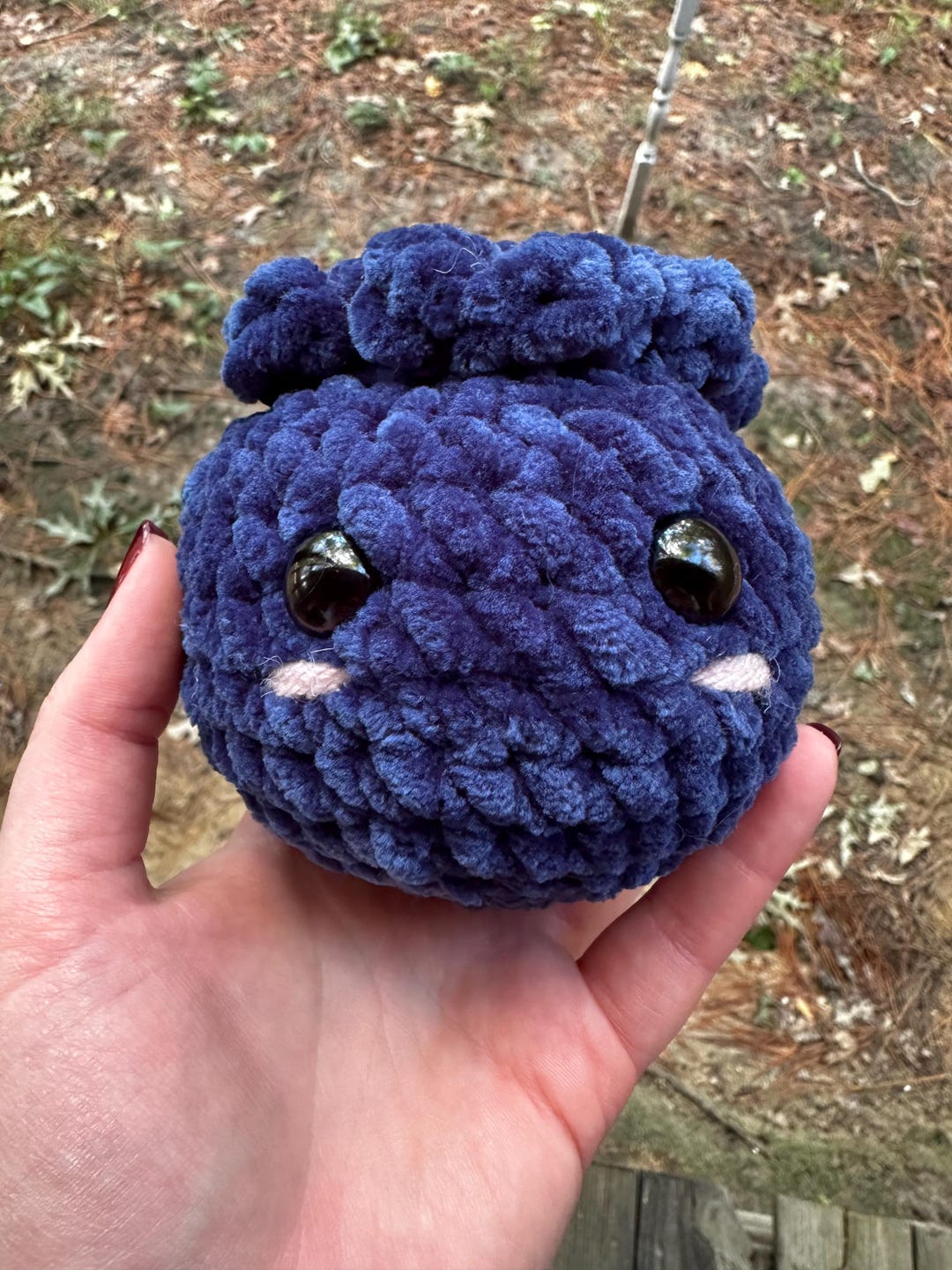 Crochet Amigurumi Blueberry - Etsy