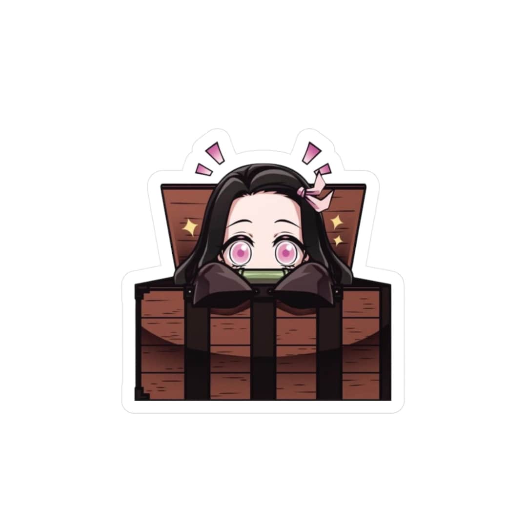 Demon Slayer Nezuko in A Box Sticker - Etsy