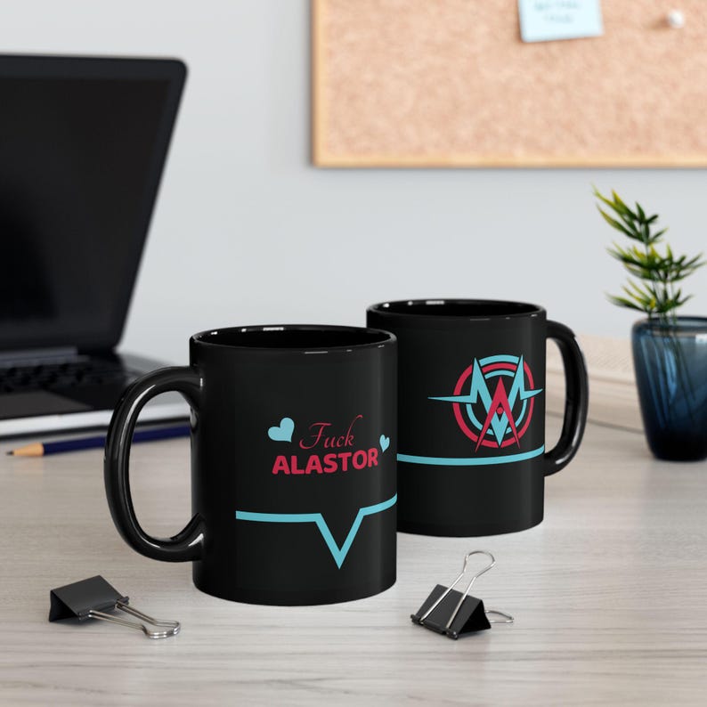 F*ck~ Alastor Radiostatic Logo Mug - Etsy