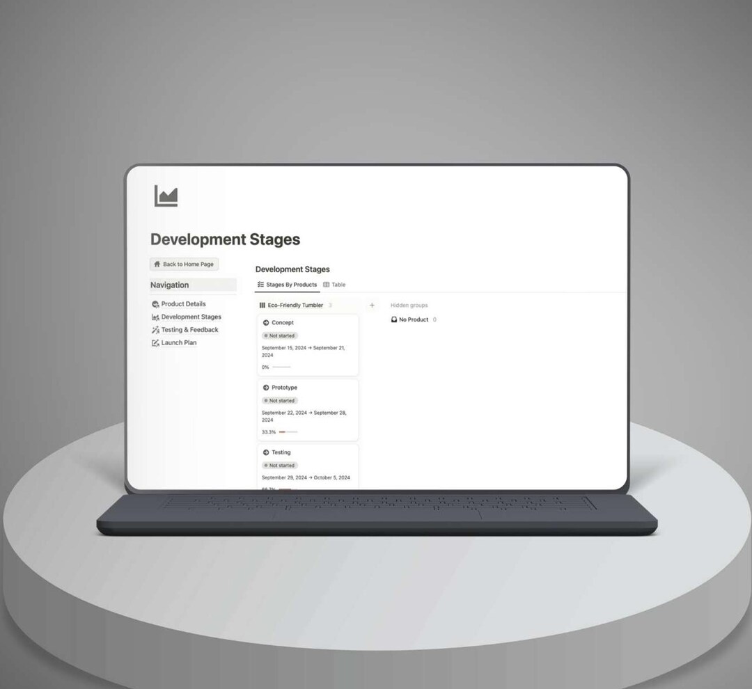Ultimate Product Development Hub Notion Template, Digital Notion ...