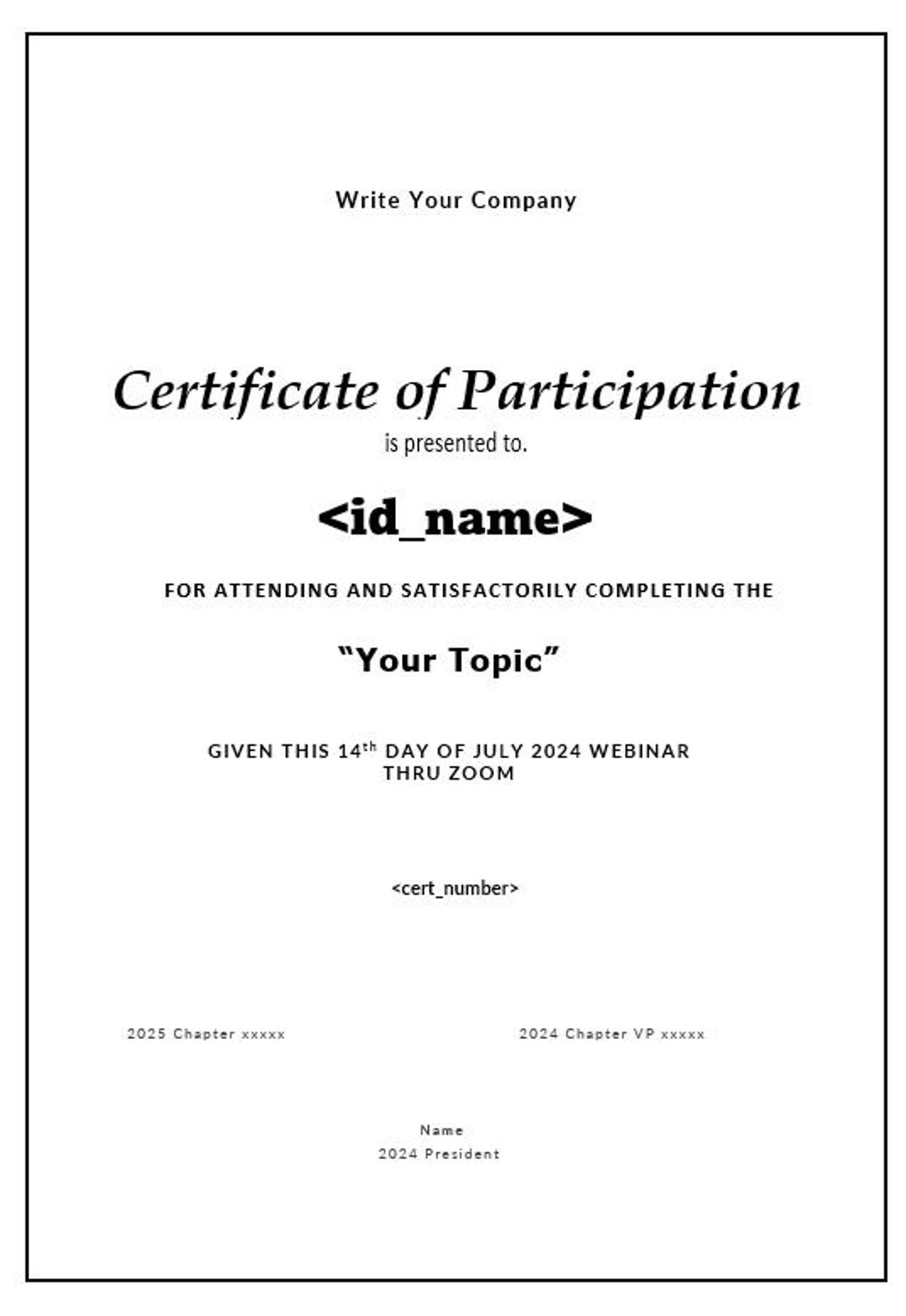 Auto Certificate Generator - Etsy